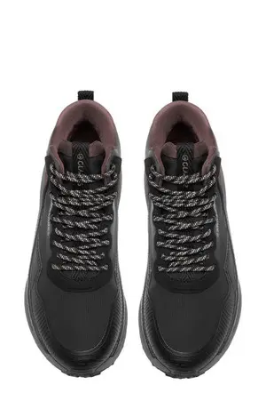 Clarks Pacetrail Waterproof High Top Hiking Shoe - Black