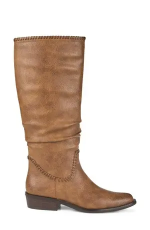 BARETRAPS Nilla Faux Leather Tall Boot - Saddle