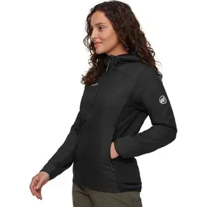 MAMMUT Rime Air In Hybrid Hooded Jacket - Black