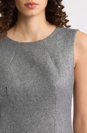 Kobi Halperin Brett Sleeveless Metallic Drop Waist Dress