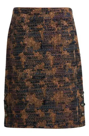 Kobi Halperin Olsen Tweed Midi Skirt