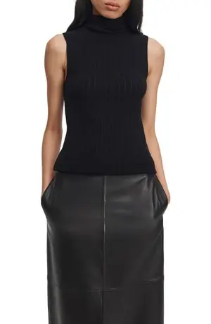 RAG & BONE Rhodes Sleeveless Wool Turtleneck