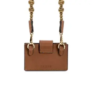 SERENA UZIYEL Alessa Card Holder - Camello