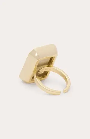 Ramy Brook Norika Glass Stone Statement Ring