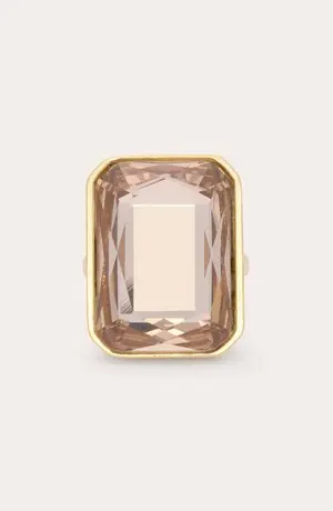Ramy Brook Norika Glass Stone Statement Ring