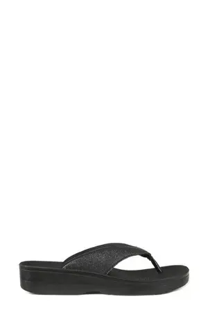 AEROTHOTIC Crystal Mist Flip Flop - Black