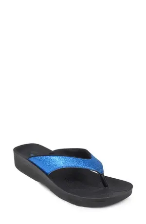 AEROTHOTIC Crystal Mist Flip Flop Blue