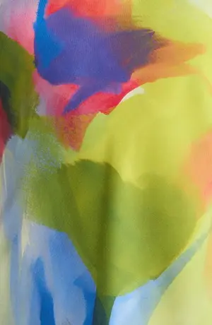 Natori Kumo Printed Stretch Satin Chemise