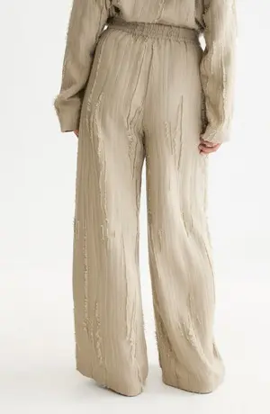 Scotch & Soda Eleni High Waist Wide Leg Fil Coupé Pants
