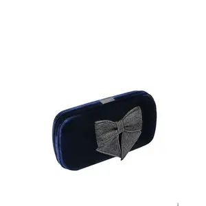 SERENA UZIYEL Fiocco Velvet Clutch