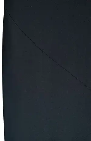 Donna Karan New York Midi Knit Skirt With Diagonal Seam