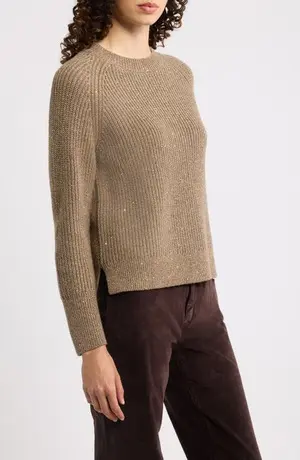 Kobi Halperin Kimberly Sequin Raglan Sleeve Sweater