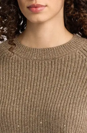 Kobi Halperin Kimberly Sequin Raglan Sleeve Sweater