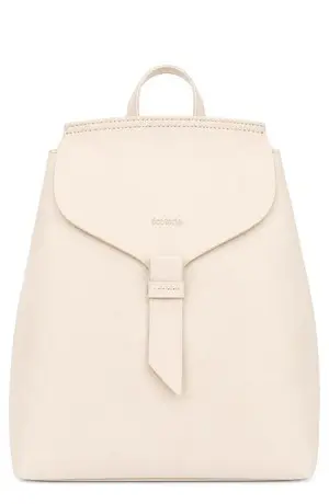 Écotorie Clementine Leather Backpack - Warm White