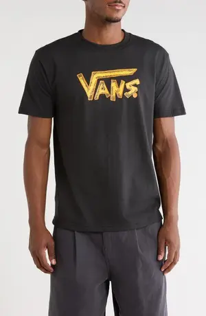 VANS Intensity Cotton Graphic T-shirt - Black