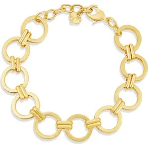 SHYMI Round Link Statement Bracelet - Gold