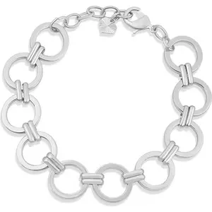SHYMI Round Link Statement Bracelet Silver