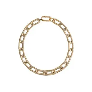 SERENA UZIYEL Catena Rectangular Necklace - Gold Silver