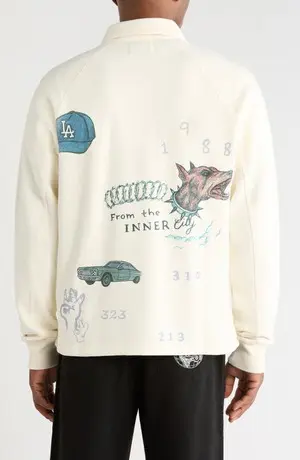 HONOR THE GIFT All Over La Cotton Fleece Coach's Jacket