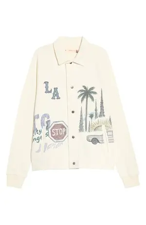 HONOR THE GIFT All Over La Cotton Fleece Coach's Jacket