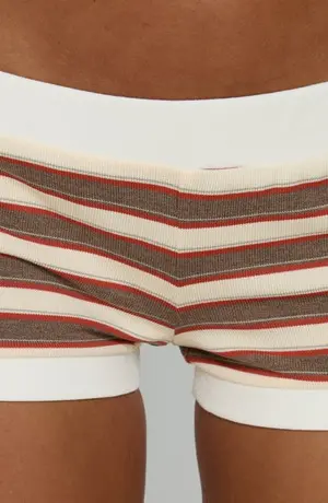 Princess Polly Highlights Striped Jersey Shorts