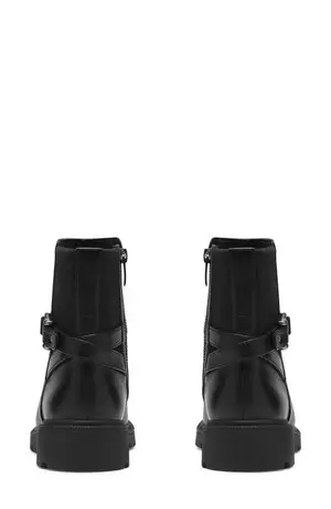 Clarks Code L Bay Leather Bootie - Black Leather