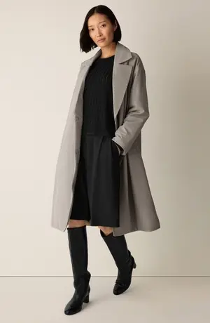 Eileen Fisher Padded Trench Coat