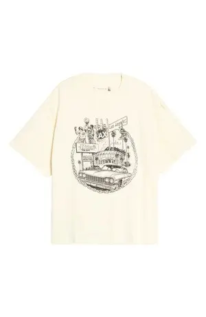 HONOR THE GIFT La Chain City Cotton Graphic T-shirt