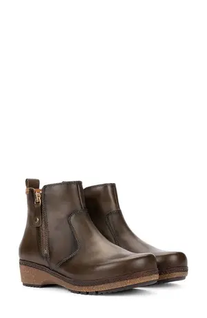 Pikolinos Granada Leather Bootie - Seaweed