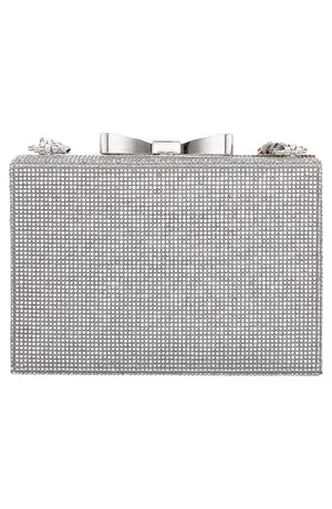 Nina Regalo Crystal Bow Clutch