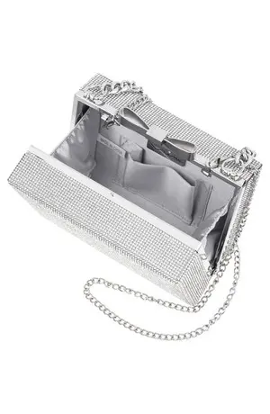 Nina Regalo Crystal Bow Clutch