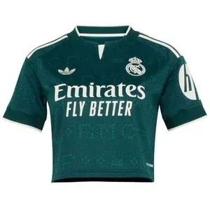 Adidas Real Madrid 2026/27 Away Cropped Replica Jersey By