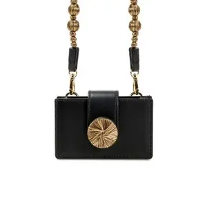 SERENA UZIYEL Alessa Card Holder - Black