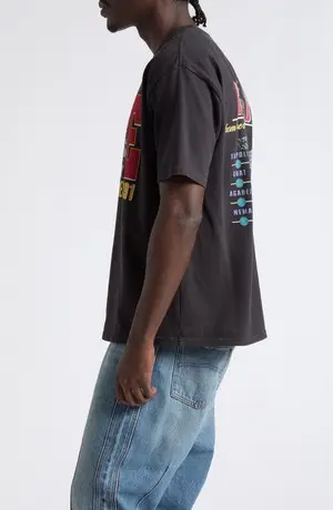 Rhude The Desert Decides Graphic T-shirt - Vintage Black/red/multi