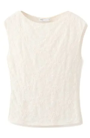 Mango Marta Lace T-shirt