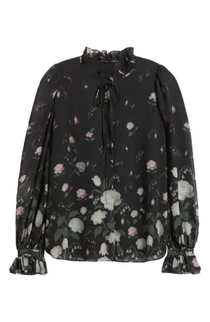 Kobi Halperin Jack Ruffled Floral Top