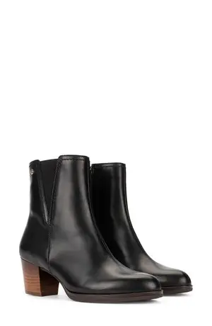 Pikolinos Zamora Leather Bootie - Black