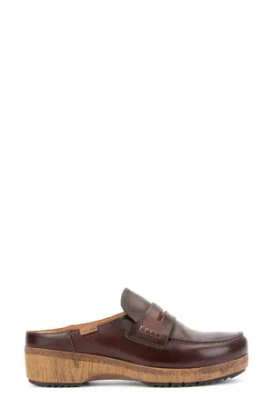Pikolinos Granada Leather Clog - Caoba