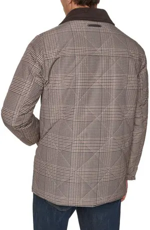 Cole Haan Oversized Diamond Quilt Reversible Jacket