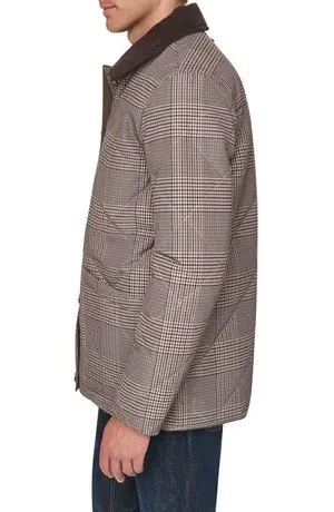 Cole Haan Oversized Diamond Quilt Reversible Jacket