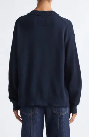 Helmut Lang Cotton V-neck Sweater