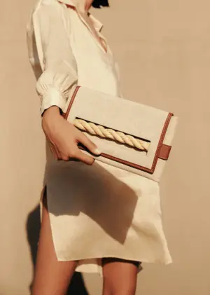 SERENA UZIYEL Thory & Camello Envelope Clutch