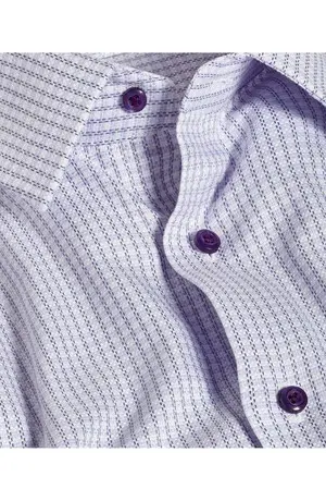 David Donahue Regular Fit Cotton Dress Shirt