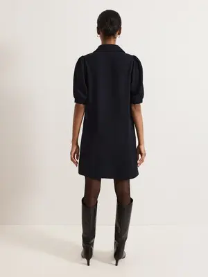 PHASE EIGHT Claudia Button Swing Mini Dress