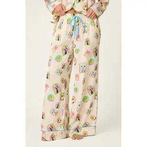 PJ Salvage Picture Purfect Wide Leg Pajama Pants