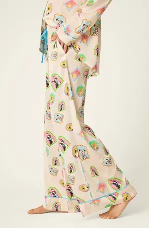 PJ Salvage Picture Purfect Wide Leg Pajama Pants