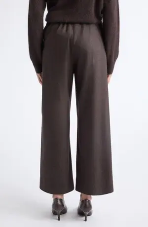 Max Mara Floria Stretch Virgin Wool Crop Pants