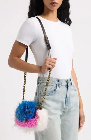 Kurt Geiger Mini Oxford Mascot Leather Bag