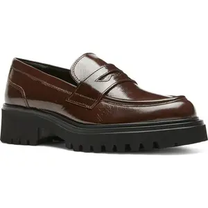 La Canadienne Karmic City Dry™ Waterproof Penny Loafer - Brown Crushed