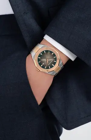 FERRAGAMO Edge Bracelet Watch - Grey/two Tone